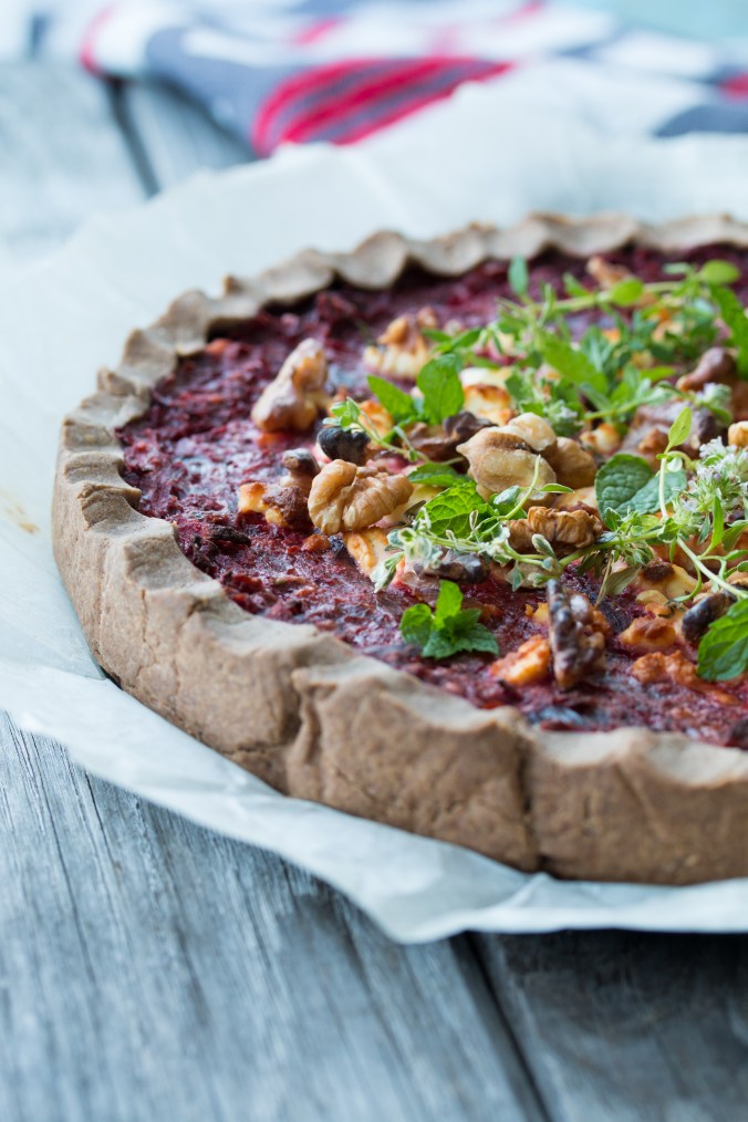 Buckwheat pie with beets and red onion – GF | lolita bopa